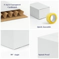 6x4x3 White Corrugated Cardboard Shipping Boxes, Set of 40 for Small ...
