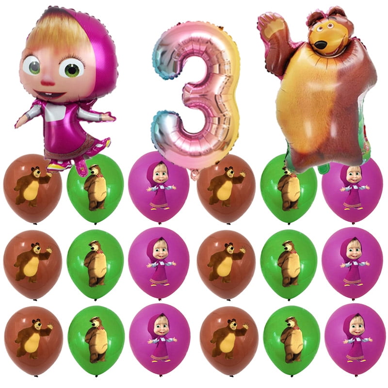 Click here for Dongminghui Mashas And Bear Birthday Party Decorat... prices