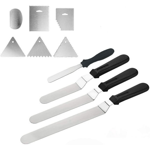 4 Angle Pallet Set Stainless Steel Spreading Pallets Cake Knife, Angle ...