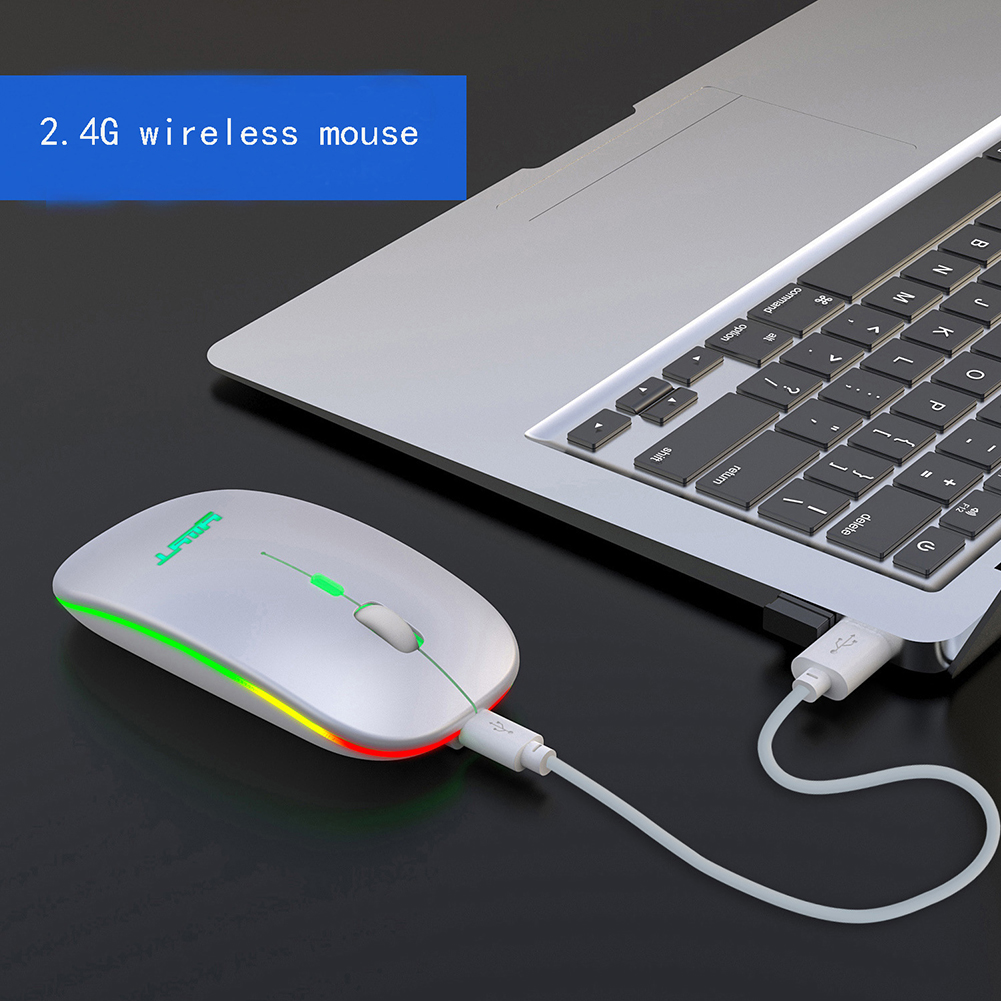 Mouse YWYT G861 Ratón inalámbrico 2.4G USB Luz LED Ratones ópticos para ...