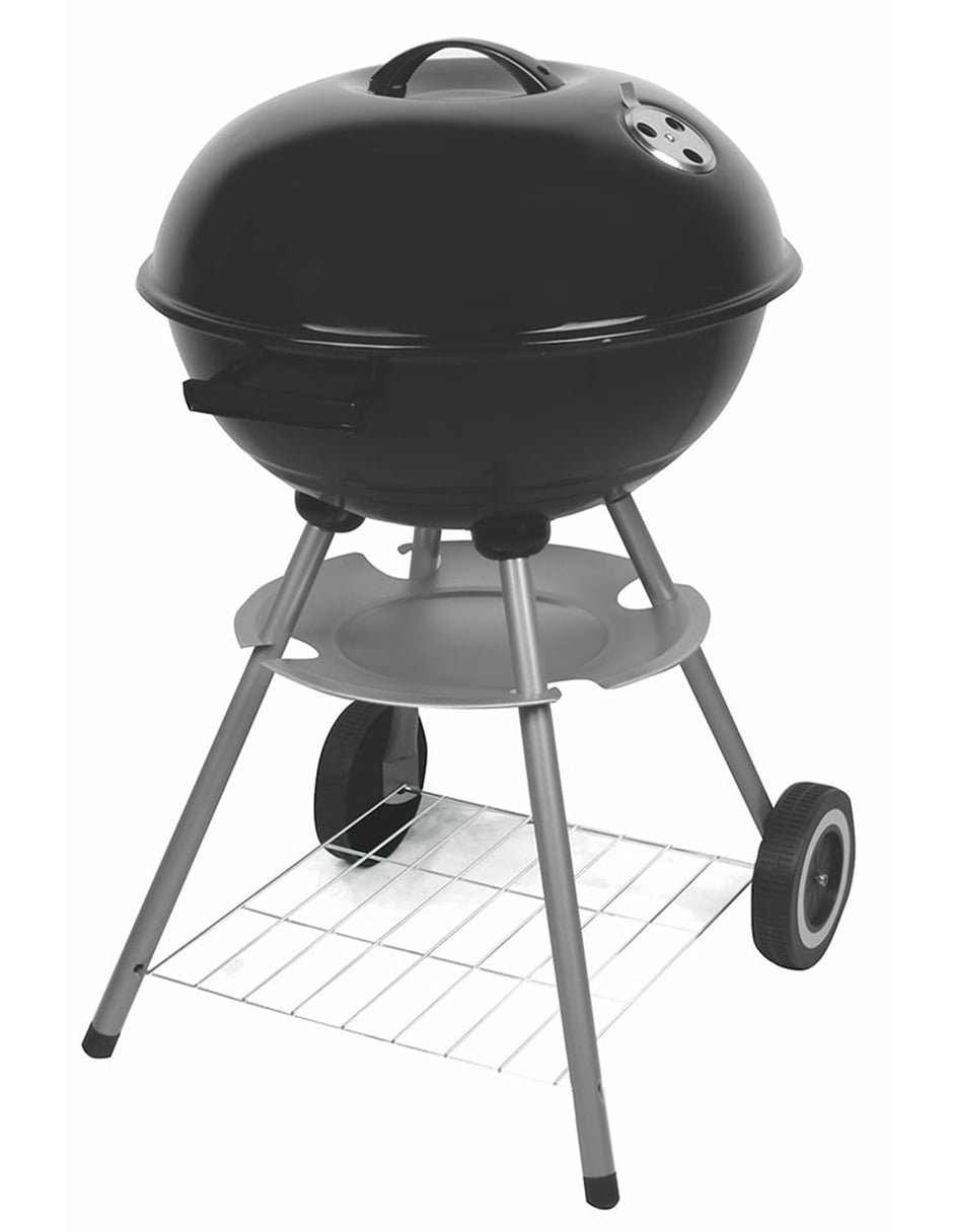 Asador al carbon portatil, acero inoxidable negro | Walmart en línea