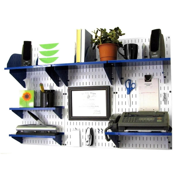 Wall Control Office Organizer Unit Wall Mounted Office Desk Storage and ...