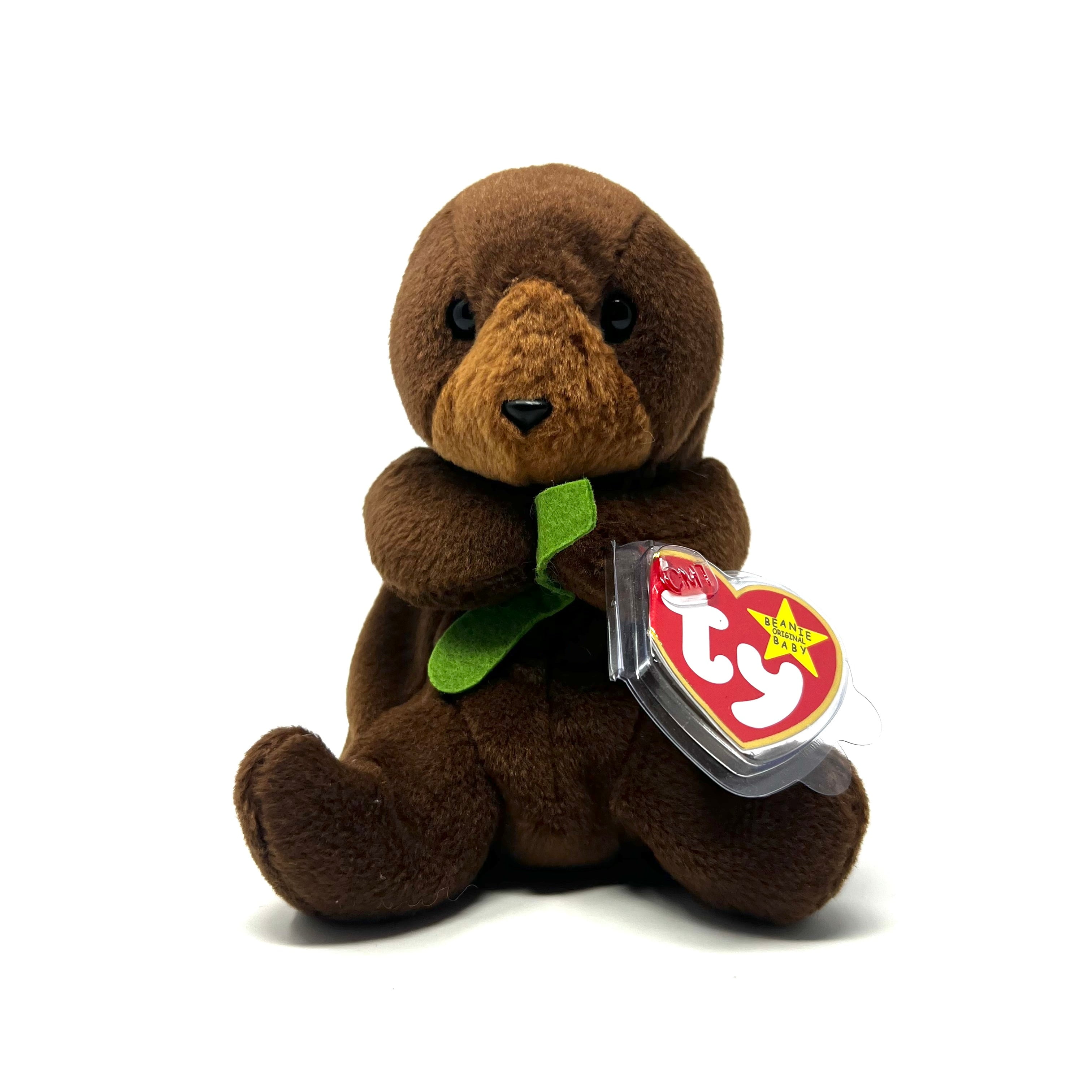 TY Beanie Baby Collection Seaweed The Otter Plush - Walmart.com