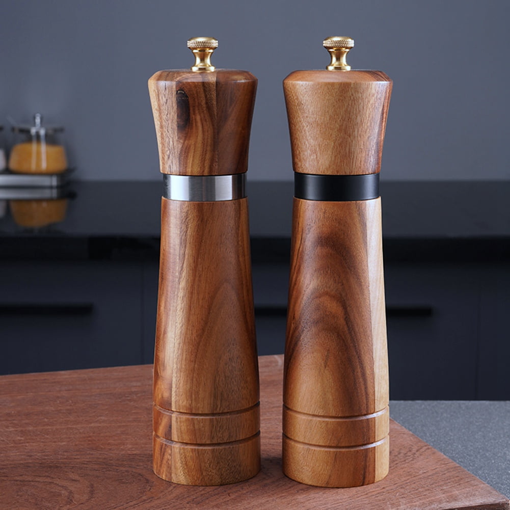 Click here for Unbranded Salt And Pepper Grinder Set wooden Salt... prices