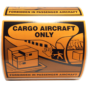 Cargo Aircraft Only Label