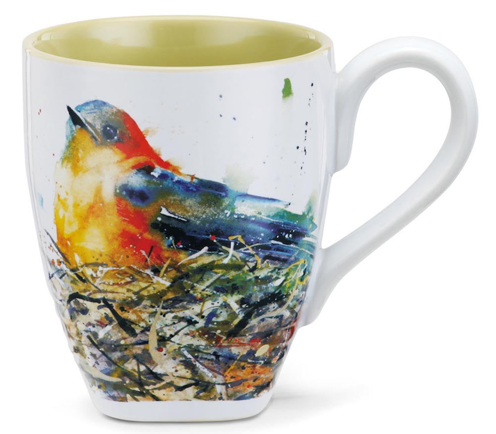 Demdaco - Dean Crouser - 16 oz. Mug - Bird in Nest - Walmart.com