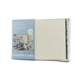 Strathmore Creative Cards, Full Size, White with Emerald Deckle, 50/Pkg ...