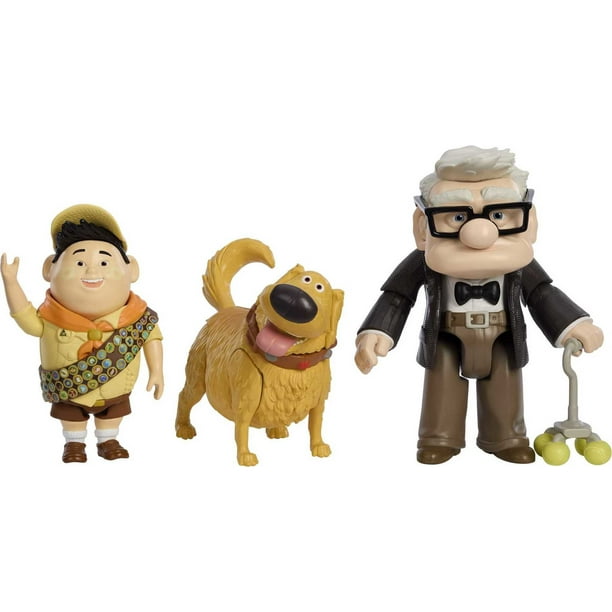 Disney Pixar Up Set with 3 Action Figures, Journey to Paradise Falls ...