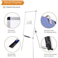 Whiteboard Easel, Portable Dry Erase Board Height Adjustable for School ...