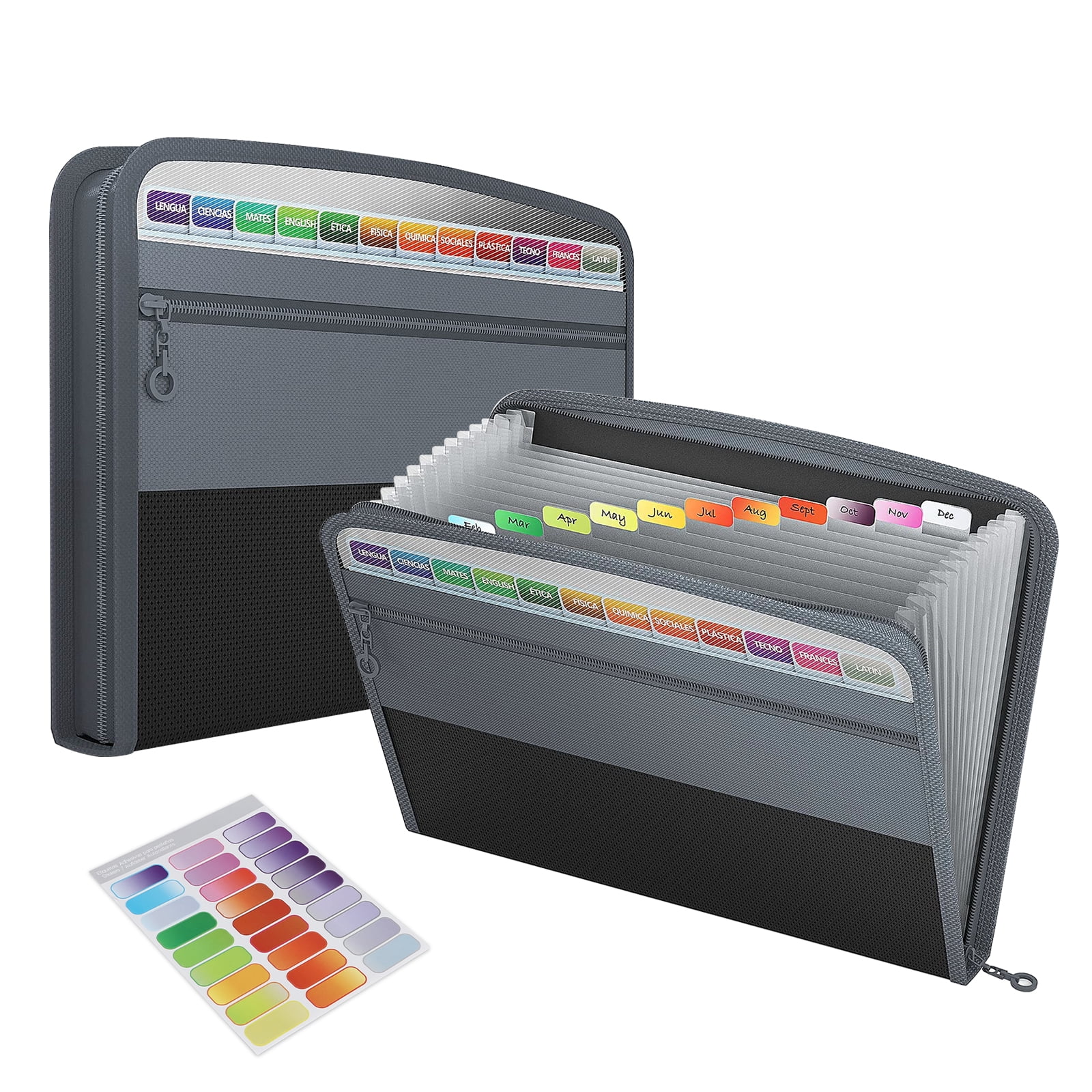 13 Pocket Expanding File Folder, EEEkit Letter A4 Paper Document ...