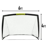 Franklin Sports Blackhawk Soccer Goal - Pop up Nets - Foldable - 6.5' x ...