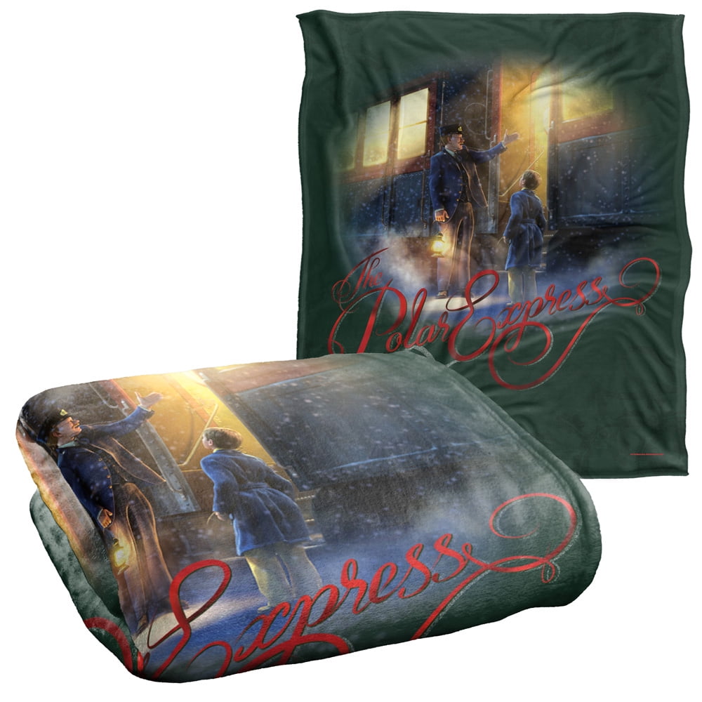 Polar Express Conductors Welcome Silky Touch Super Soft Throw Blanket ...
