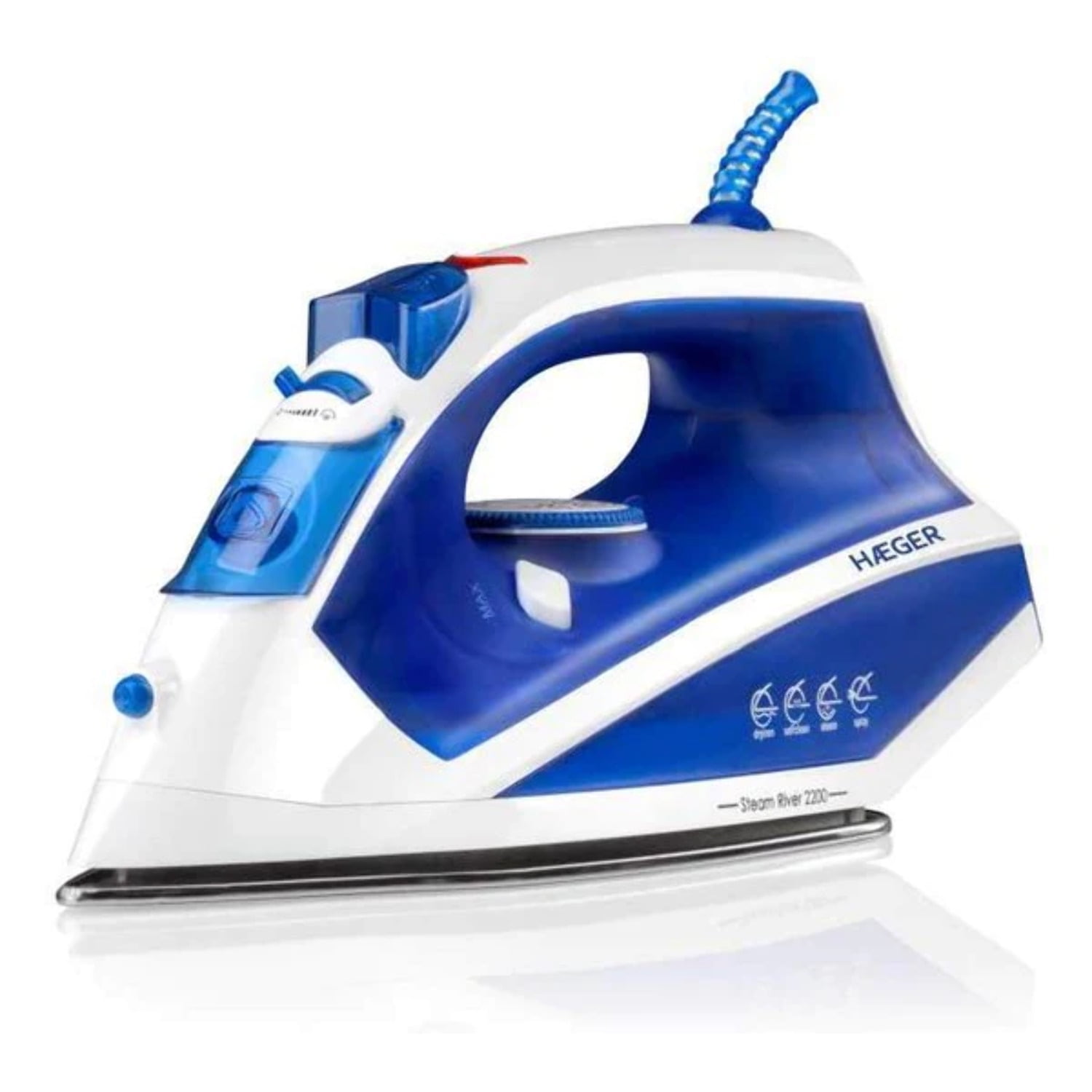 Steam Iron Haeger Steam Rider 2200W - Walmart.com