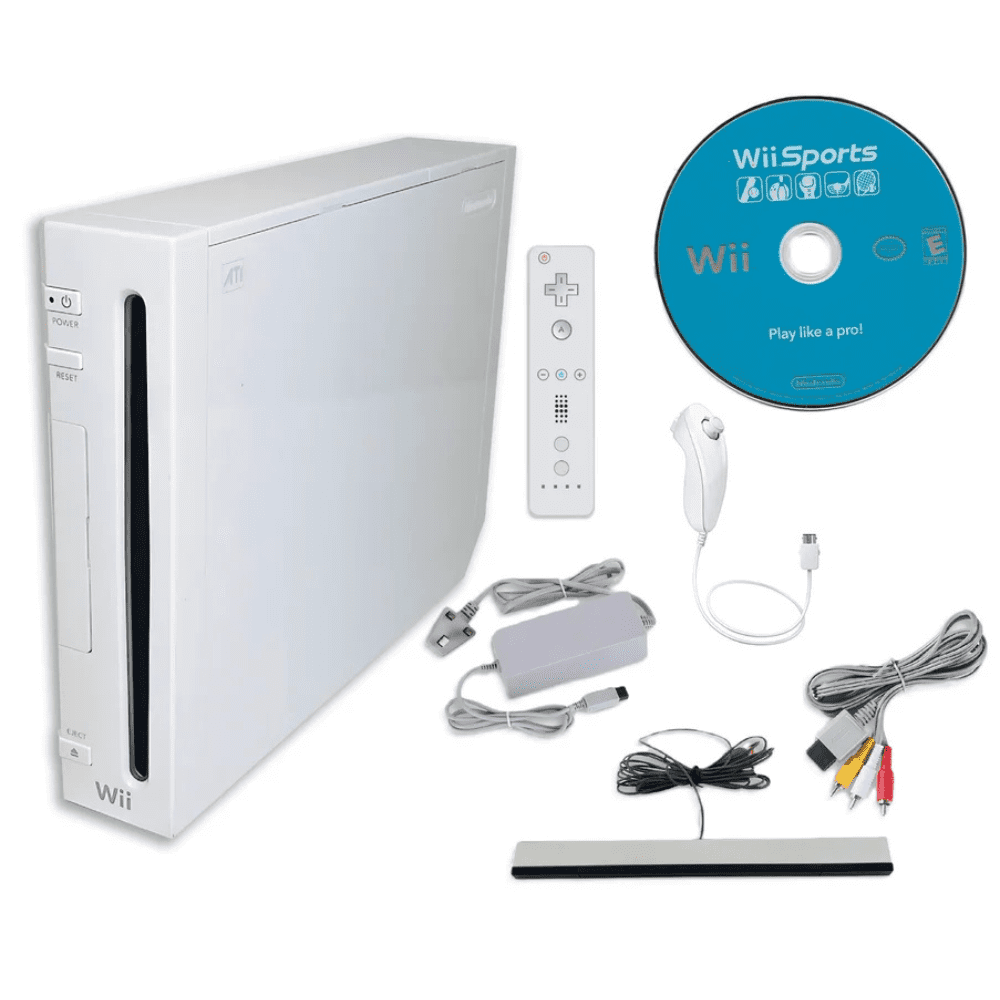 Click here for Nintendo - Wii Console With Wii Sports Games And C... prices