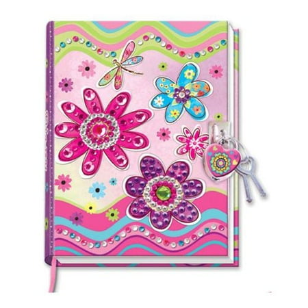 HOT FOCUS Groovy Flower Diary With Lock And Keys | Walmart Canada