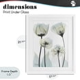 Stupell Industries Floral Luxury Of Creation White Framed Print Under ...