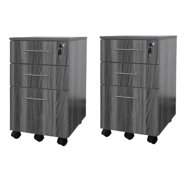 Lorell Receding Lateral File with Roll Out Shelves - 5-Drawer 36"x18.6 ...
