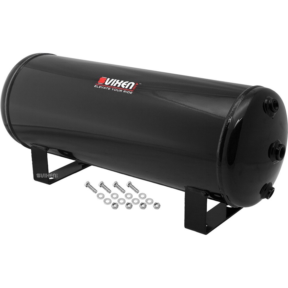 Vixen Air 3 Gallon (12 Liter) 7 Ports Suspension/Air Ride/Bag/Train ...