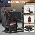 Marada 3060 Aluminum Racing Sim Cockpit with Seat & TV Stand Fit ...