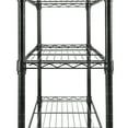 Hyper Tough 4 Tier Wire Shelf Unit, Black, 1400 lb. Capacity - Walmart.com