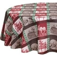 Newbridge Country Rustic Wildlife Lodge Plaid, Christmas Fabric ...