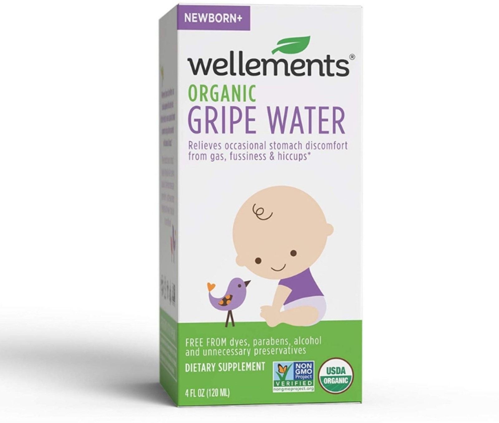 Wellements Organic Gripe Water, Newborn, 4 fl oz - Walmart.com ...