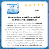LivDry Unisex Incontinence Booster Pads | Extra Absorbent Passthrough ...