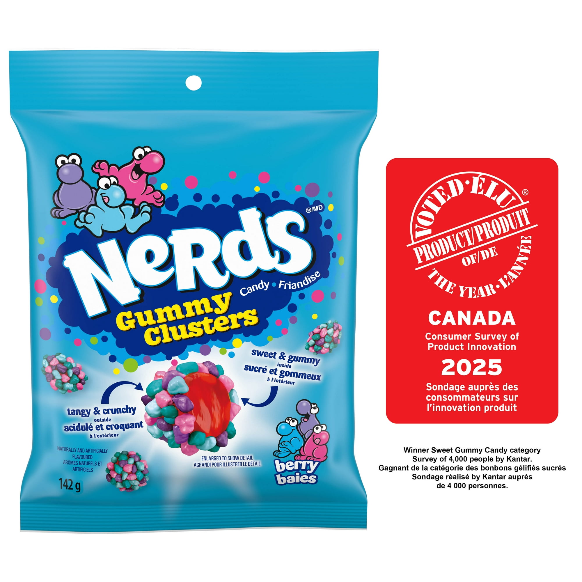 Click here for Nerds Gummy Clusters Berry 142g 142g prices