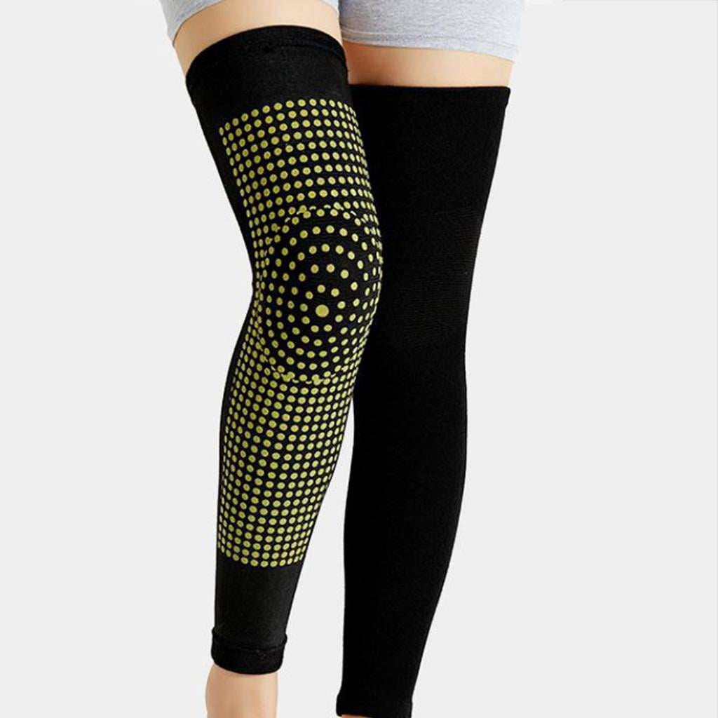 Soporte de rodilla Yinane Almohadilla de Autocalentamiento Negro M ...