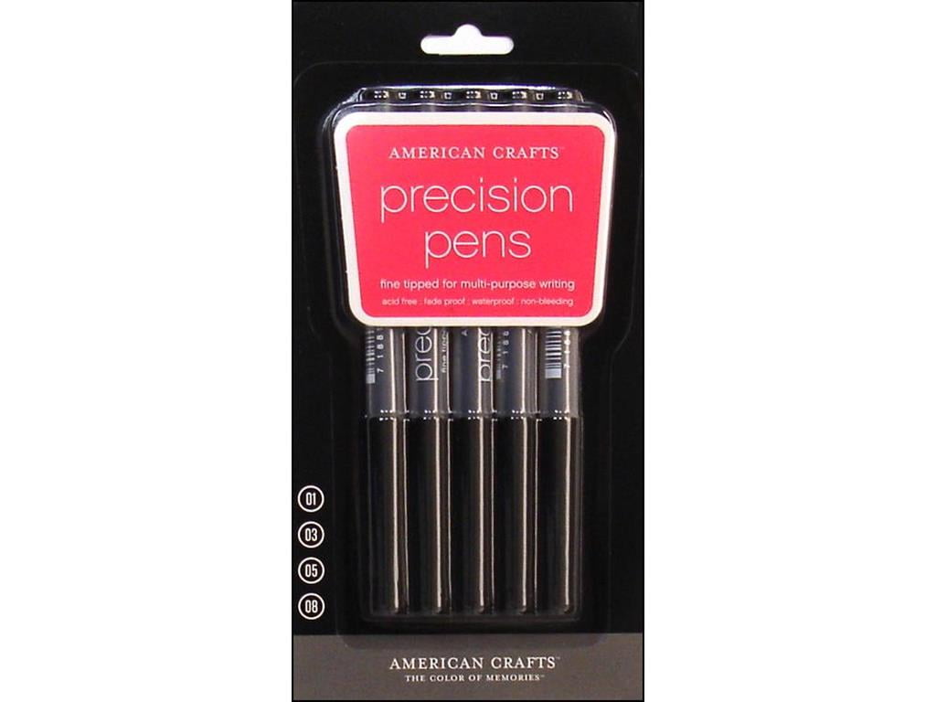 AMC Precision Pen Set 01,03,05,08 pt 5pc - Walmart.com