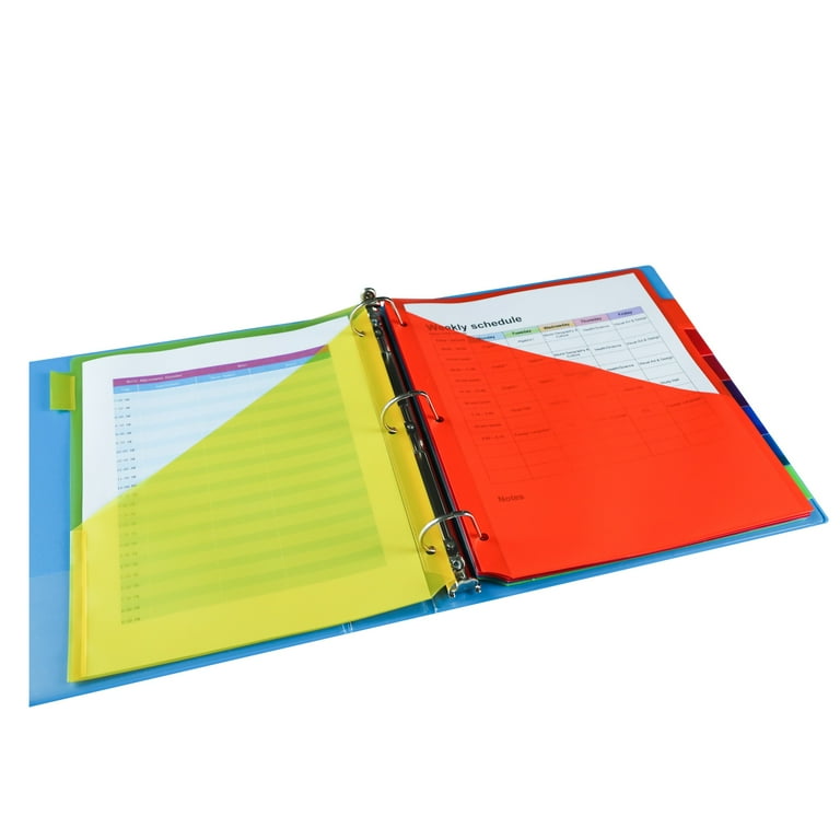 Binder Dividers With Pockets
