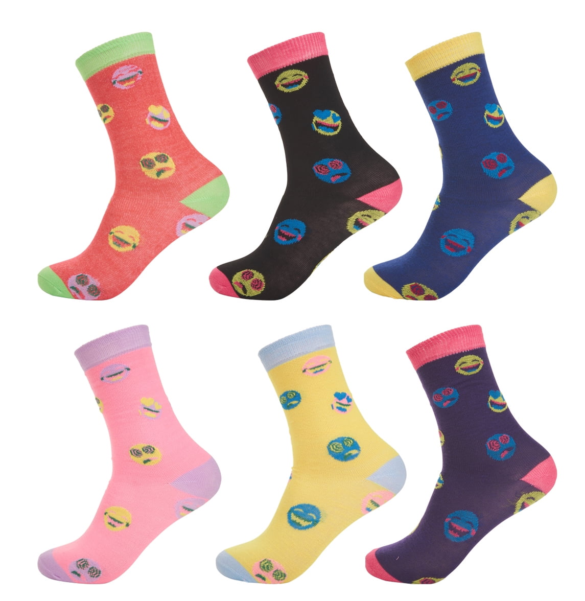 DARESAY Womens Girls Crew Socks Funny Novelty Colorful Cute Patterned ...