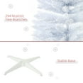 Christmas Tree HOMCOM 5' Snow Flocked Artificial Pencil Christmas Tree ...