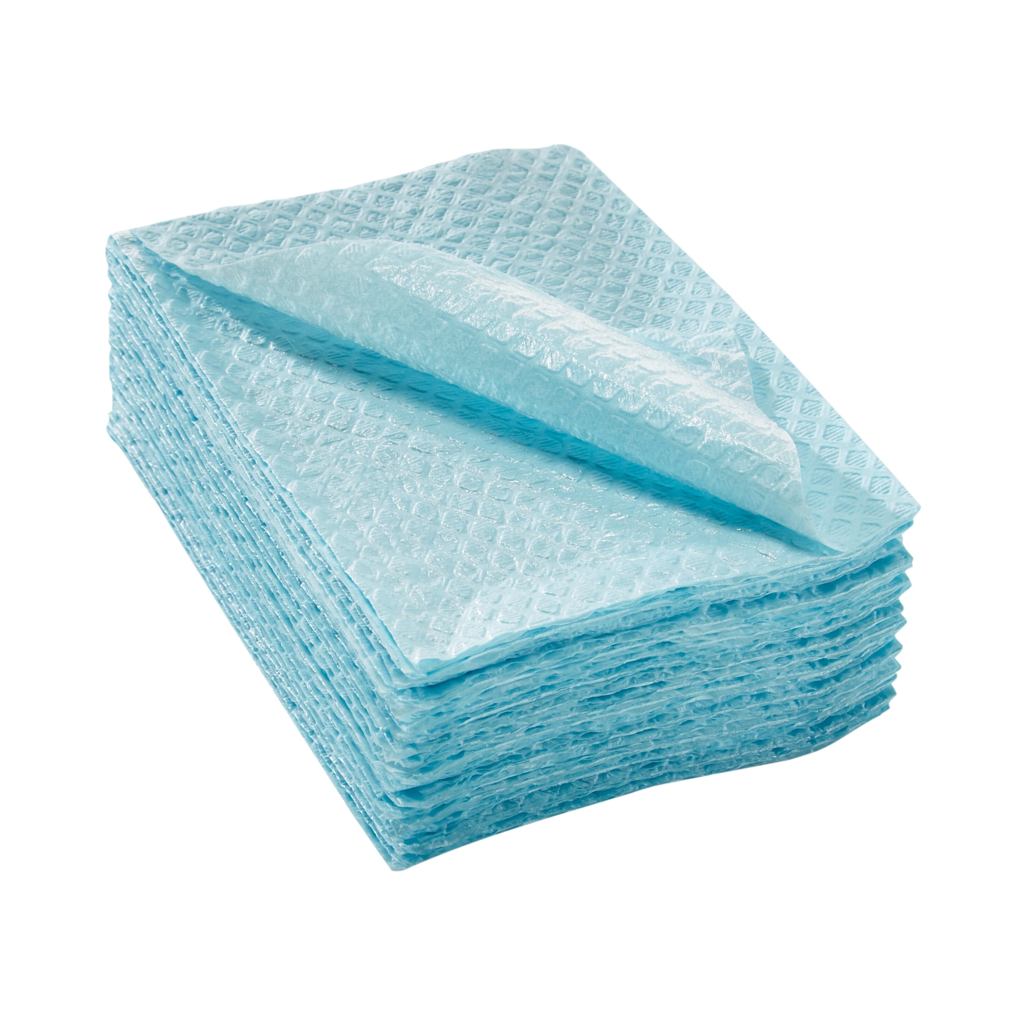 McKesson 2-Ply Procedure Towels with PolyBack, Blue, 13 in x 18 in, 500 ...
