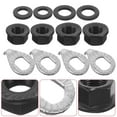 Hims 1 Set Bike Nuts Wheel Axle Nut and Safety Hanger Kit Bike Steel ...