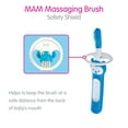 MAM Massaging Brush Toothbrush, 3+ Months, Girl, 1 pack - Walmart.com