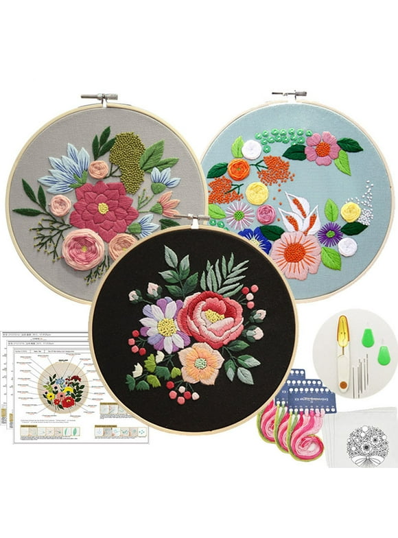 Embroidery Kits in Needlepoint & Embroidery - Walmart.com