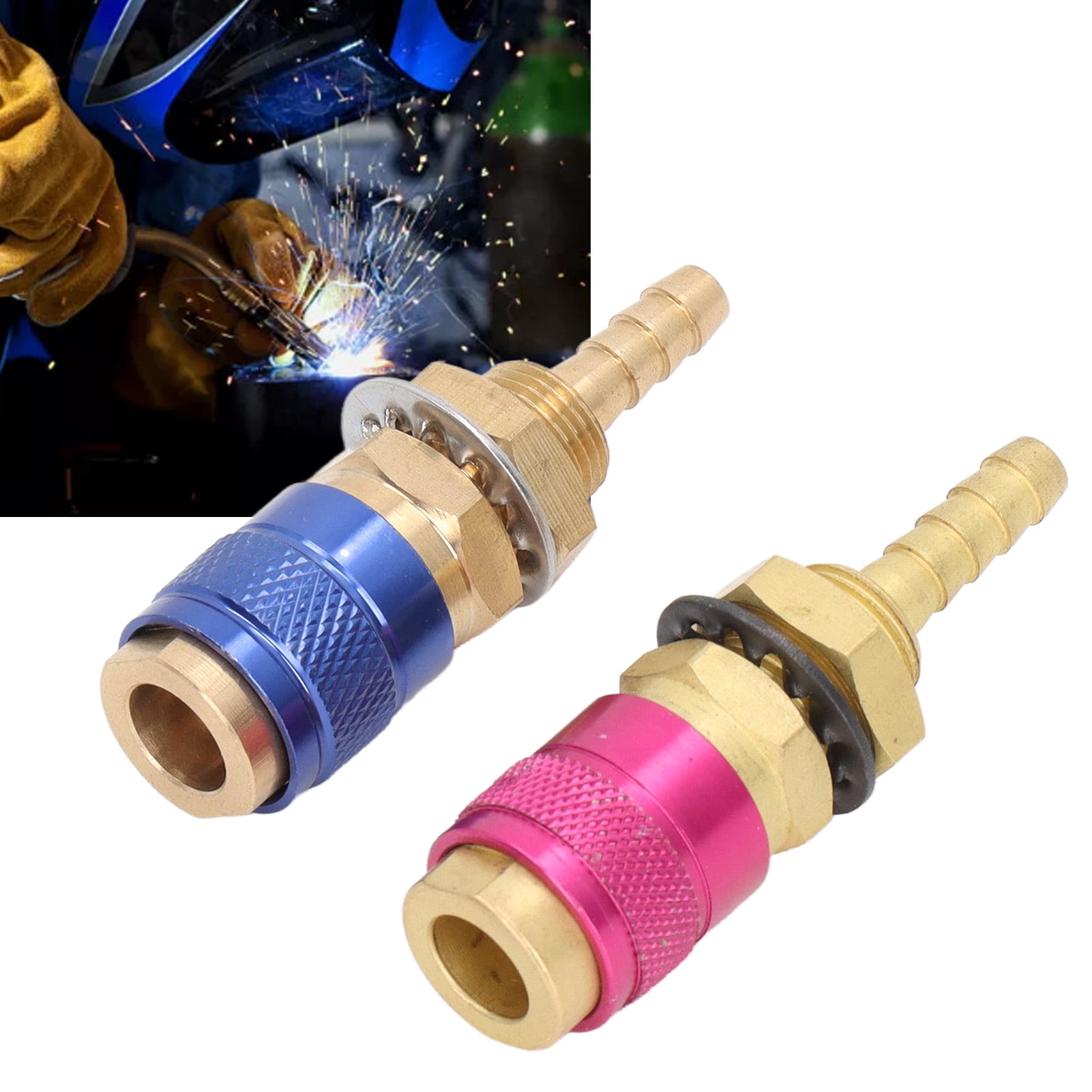 Water Cooled and Gas Adapter Quick Connector Fitting Brass Quick ...