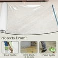 IAJXWI Carpet Protection Film Roll, Clear Plastic Self-Adhesive Carpet ...