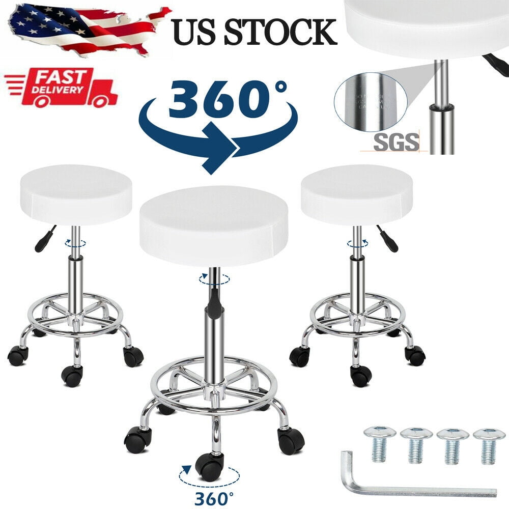 Best Salontool Rolling Stool Adjustable Swivel Stool with Noiseless ...