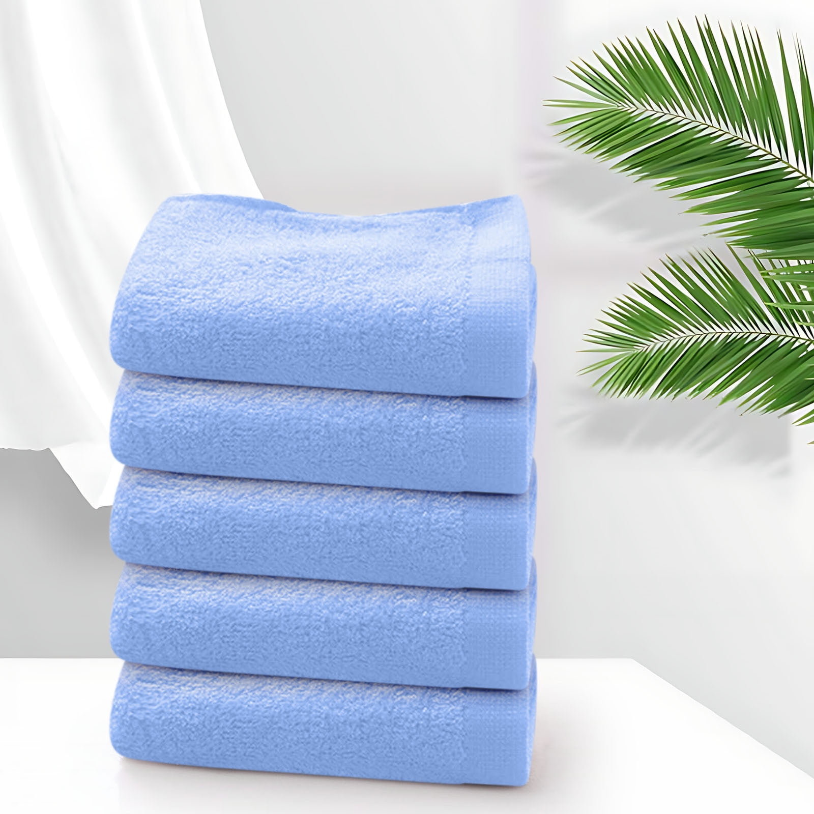 Click here for Topllc Bath Towels Bamboos Fiber Solid Color Wrapp... prices