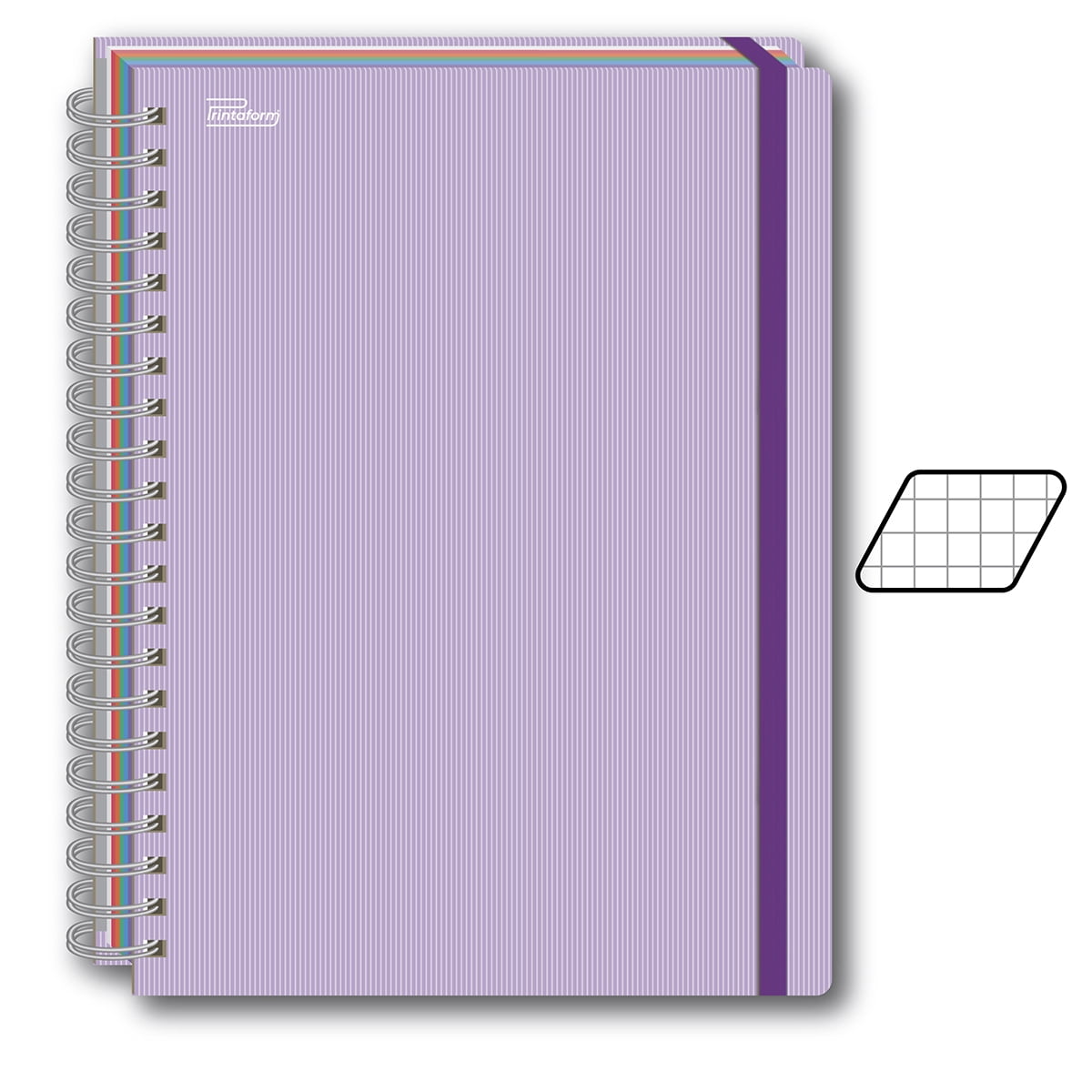 Libreta Profesional Universitaria Colores Pastel 200 Hojas Cuadro ...