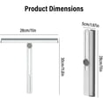 11-Inch All-Purpose Foldable Shower Squeegee with 180° Rotating Head ...