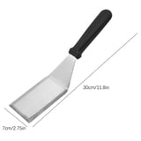 XMMSWDLA BBQ Barbecue Shovel, plastic Handle + Stainless Steel Grill ...