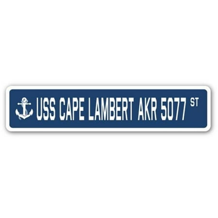 SignMission SSN-Cape Lambert Akr 5077 4 x 18 in. A-16 Street Sign - USS ...