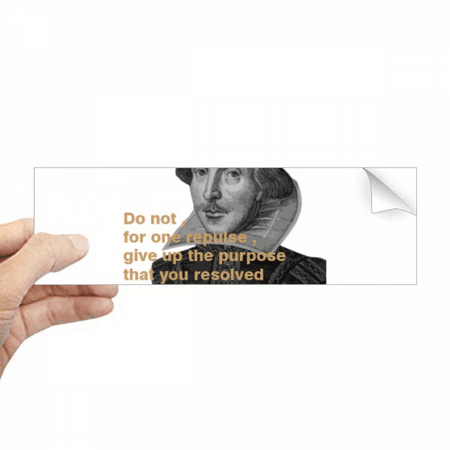 Shakespeare Hamlet Rectangle Bumper Sticker Notebook Window Decal ...
