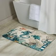Octopus Tentacle Bath Mat Funny Marine Life Green Animal Inspirational ...