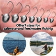 10/12Pcs Double Barb Jig Heads, 3X Strong Sharp Fishing Hooks, Weight ...