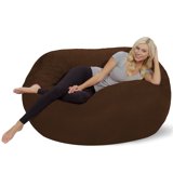 Chill Sack Bean Bag Chair, Memory Foam Lounger with Microsuede Cover ...