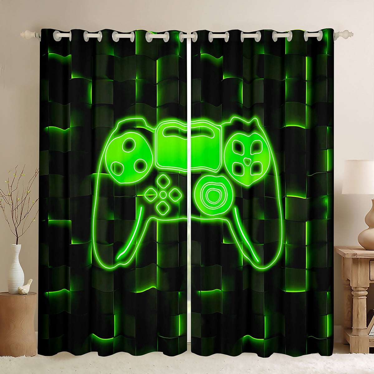 Click here for Erosebridal Kids Game Curtains For Living Room  Bl... prices